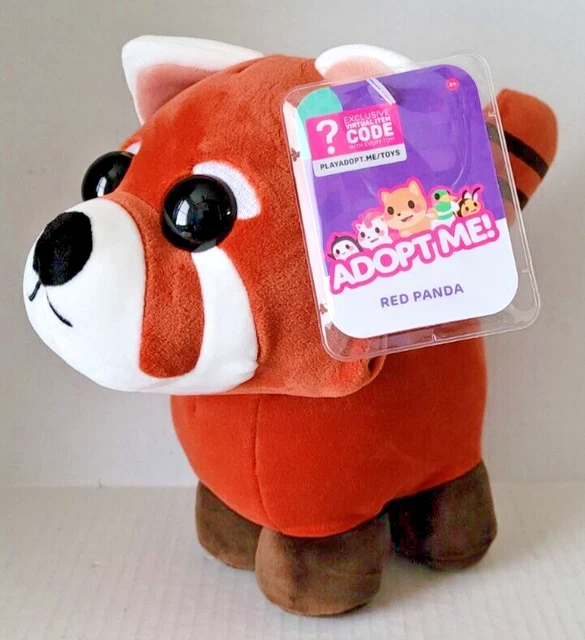 ADOPT ME! PETS 8" Red Panda Stuffed Plush Pet Virtual Item Code Series ...