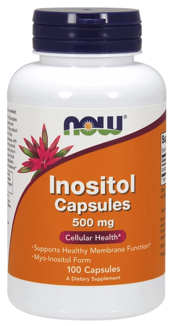 NOW FOODS INOSITOL (Inositol) 500mg - 100 vegane Kapseln EUR 16,52 ...