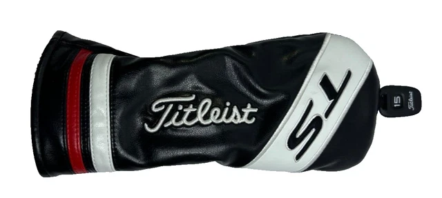TITLEIST GOLF TS Series TS1/TS2/TS3/TS4 Driver Head Cover - Black/White ...