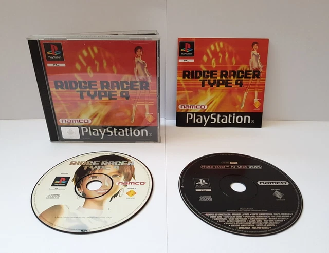 RIDGE RACER TYPE 4 PlayStation Complete inc Rare Ridge Racer hi-spec ...