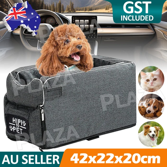 CAR PET SEAT Auto Seat Center Console Dog Cat Nest Pad Removable Pet ...