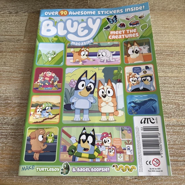 BLUEY MAGAZINE ISSUE 45 February 2024 Meet The Creatures - includes 90 ...