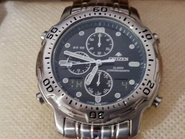 CITIZEN PROMASTER ANA-DIGI Multi Chronograph WR 100 ref. JN3020-59L cal. C330. EUR 269,00 ...