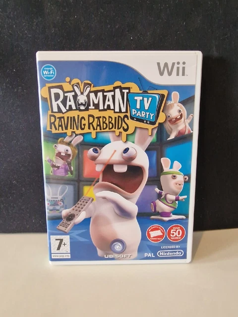RAYMAN RAVING RABBIDS TV Party Video Games Wii (2008) £3.13 - PicClick UK