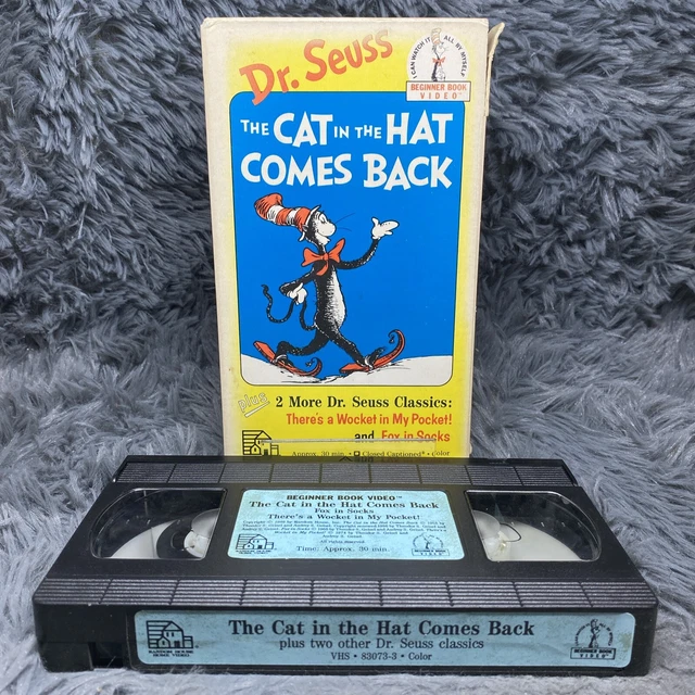 DR. SEUSS: THE Cat In The Hat Comes Back, Plus 2 More VHS Tape 1989 ...