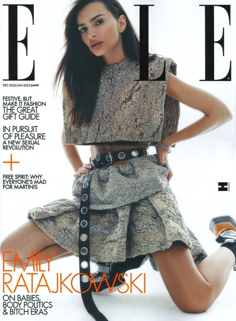 ELLE MAGAZINE EMILY Ratajkowski, Pat Cleveland, Kosar Ali, Model, Dec ...