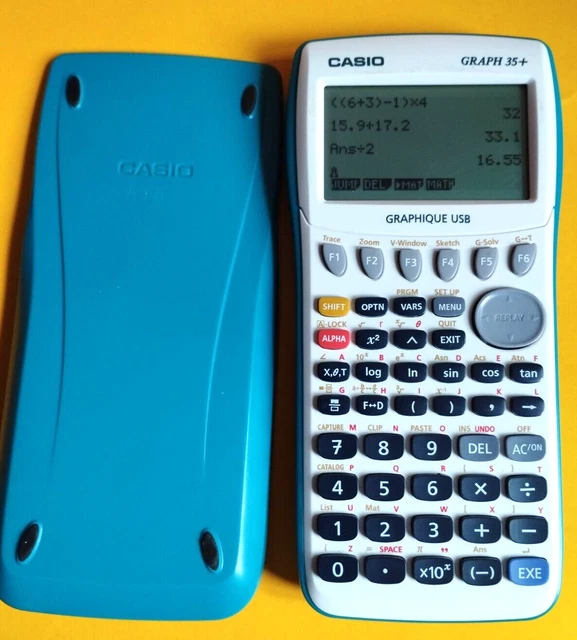 CALCULATRICE GRAPHIQUE USB CASIO GRAPH 35+ SCIENTIFIQUE très bon état ...