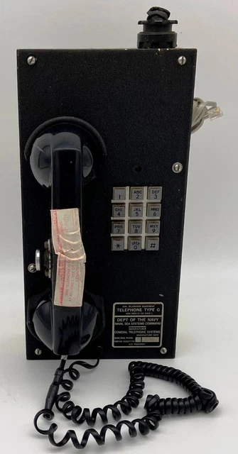 NAVY PHONE TYPE G, Naval Sea System Command by Comdial Telephone ...