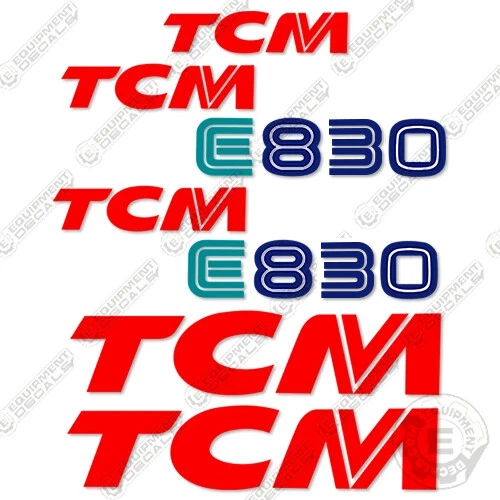 POUR TCM E830 Décalque Kit Roue Chargeur Sticker Remplacements - 7 An ...