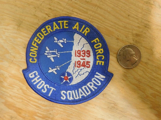 VINTAGE CONFEDERATE AIR Force Ghost Squadron 1939-45 Patch $7.50 ...