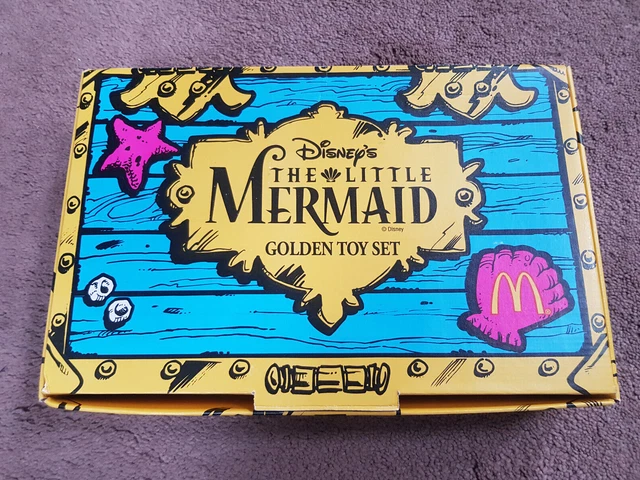 MCDONALDS THE LITTLE Mermaid Golden Toy Set 1997 - New1 with COA £19.99 ...