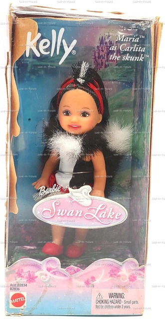 BARBIE OF SWAN Lake Maria as Carlita the Skunk Kelly Doll 2003 Mattel ...