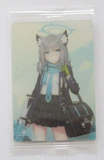 BLUE ARCHIVE SUNAOOKAMI Shiroko No.01 Part 1 Card 2023 Wafer Bandai ...