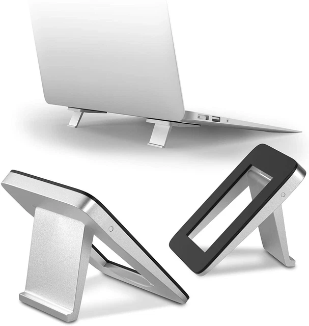 MINI LAPTOP STAND Adjustable Aluminium Riser Ergonomic Multi Angle ...