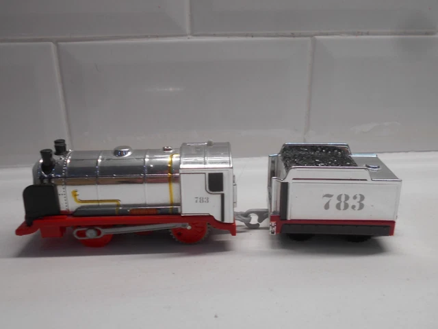 FISHER PRICE TRACKMASTER thomas the tank engine battery train merlin £6 ...