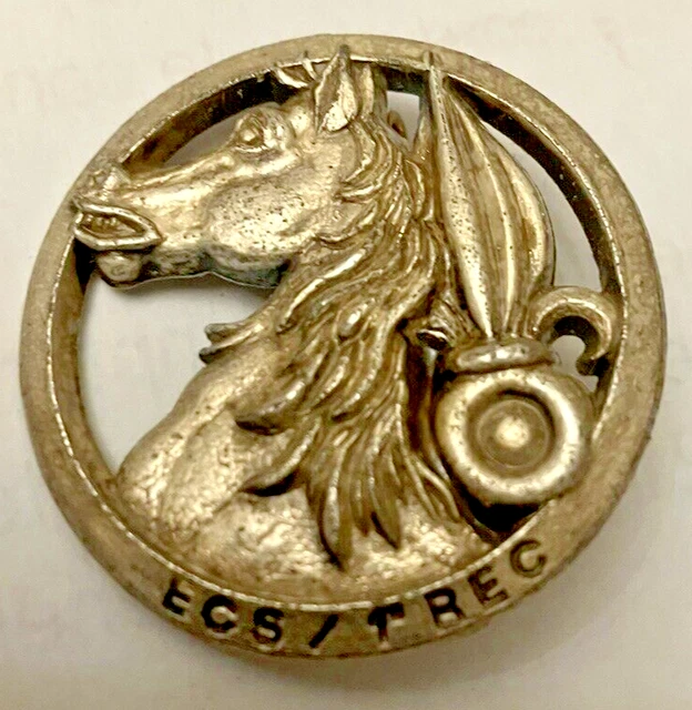 FOREIGN LEGION BADGE: ""ECS DU 1°REC"" DRAGON PARIS Mat.: 332 1 Ep ...