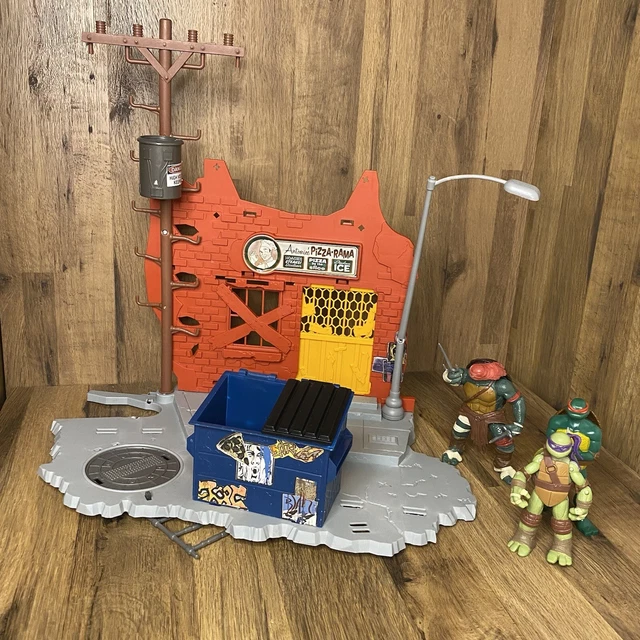 TEENAGE MUTANT NINJA Turtles Secret Sewer Lair Playset 2012 Playmates ...