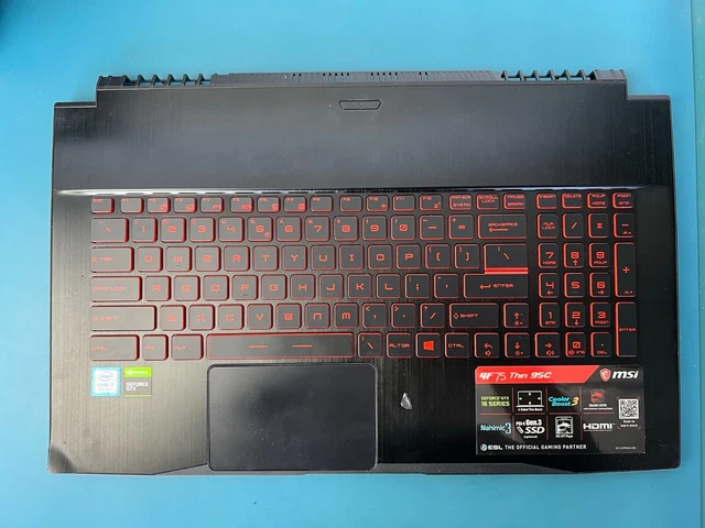 *READ* MSI GF75 Thin 8RC/8RD MS-17F1 MS-17F2 MS-17F3 Palmrest Keyboard ...