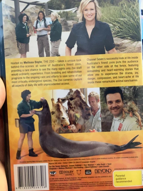 THE ZOO SEASON 1 And 2 region 4 DVD (2 discs) Australian zoos ...