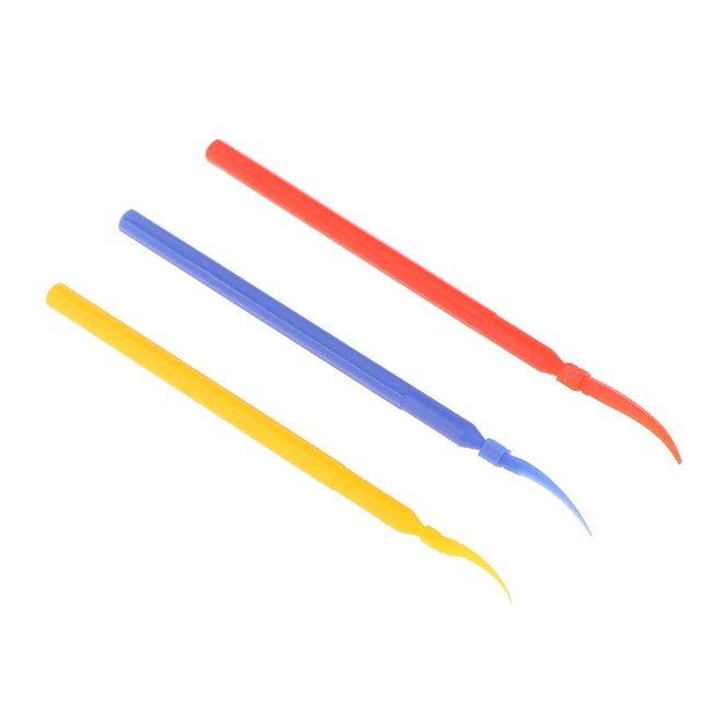 DENTAL INTERDENTAL DISPOSABLE Plastic Wedges Long Handle Matrice Refill ...