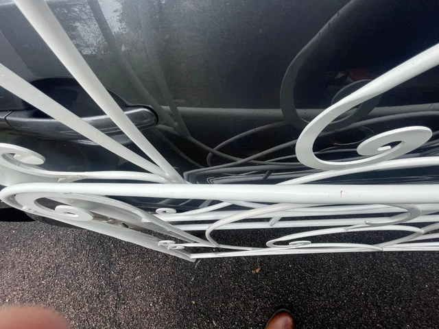 WHITE METAL FRAME NEXT double bed frame £21.50 - PicClick UK