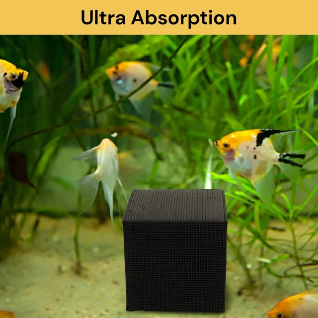 ECO-AQUARIUM CARBON FILTER Fish Tank Water Aquarium Cleaner Purifier ...