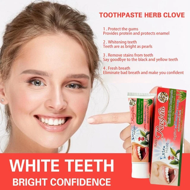 ISME RASYAN HERBAL Clove Toothpaste - Antibacterial Whitening s Teeth ь ...