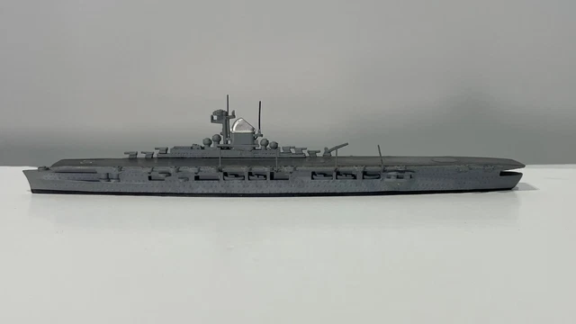 1/1250 GERMAN AIRCRAFT Carrier Graf Zeppelin Waterline Ship Model Hansa ...