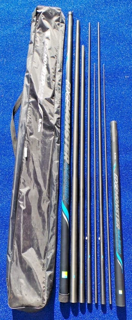 PRESTON EDGE MONSTER 8.5m carp margin pole with 2 top kits & holdall V ...