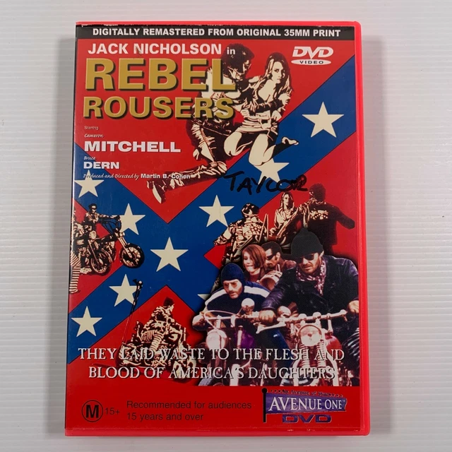 REBEL ROUSERS (DVD 2000)1970 film Jack Nicholson digitally remastered ...