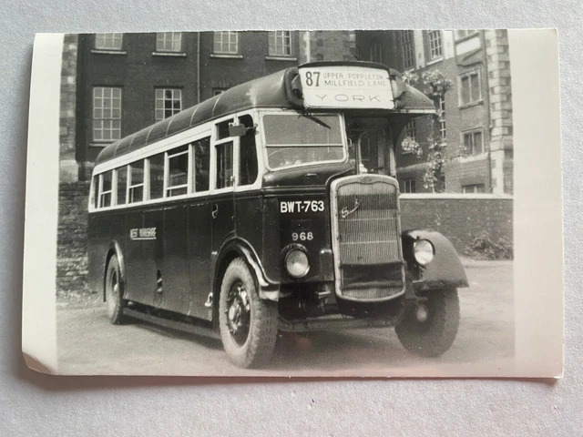 BUS PHOTO ROUGIER Street York Coach Bristol JO5G ECW Body West ...