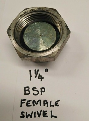 HYDRAULISCHE BSP PARALLEL Female Swivel Stop End BLANKING CAP Adapter ...