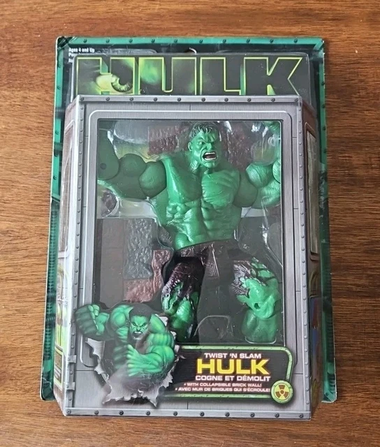 HULK TWIST N' Slam Collapsible Brick Wall Movie 2003 Marvel Avengers ...