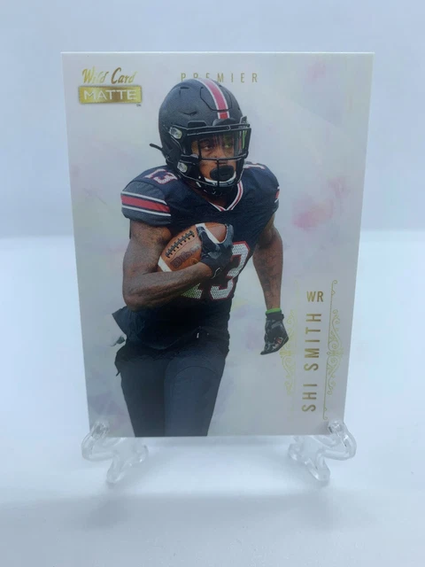 SHI SMITH 2021 Wild Card Matte Premier White Carolina Panthers RC MBC ...