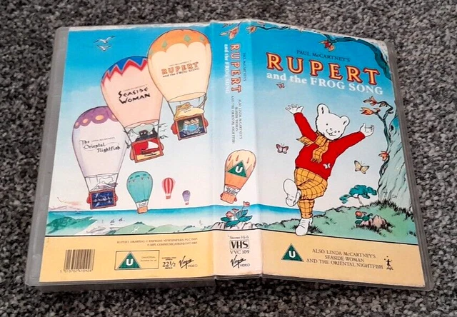 RUPERT AND THE Frog Song Paul Linda Mccartney Pal Vhs Video Kids ...