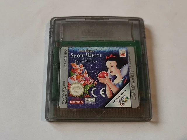 JEU NINTENDO GAME Boy Color Snow White and the Seven Dwarfs EUR blanche ...