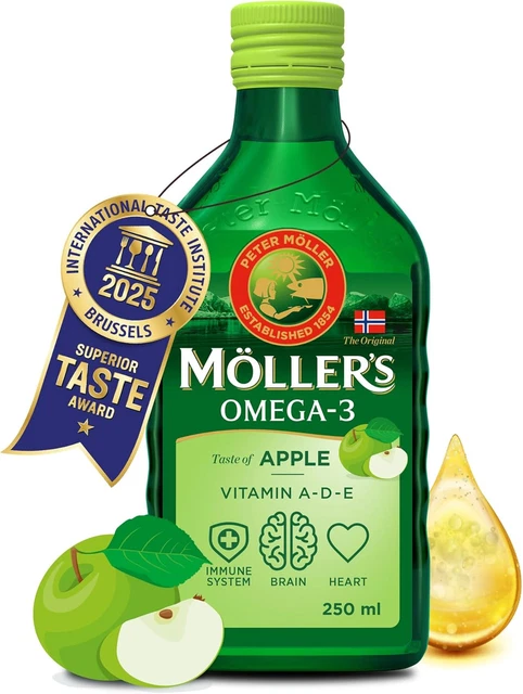 MOLLER’S ® | Omega 3 Cod Liver Oil | Omega-3 Dietary Supplements with ...