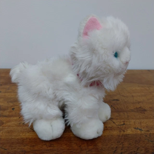 VINTAGE EARLY LEARNING Centre Cat White Plush Soft Toy 2005 Kitten ELC ...