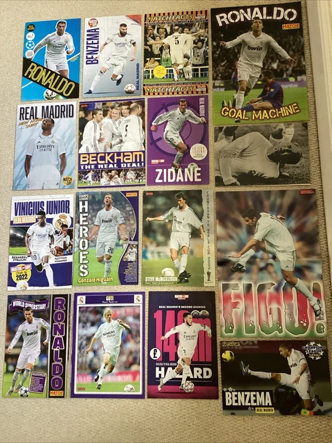 FOOTBALL MAGAZINE PLAYER Posters,Player Pics,Real Madrid (Set 3) £2.75 ...