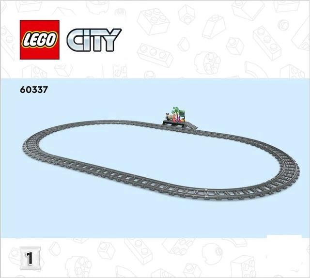 LEGO CITY BAHNSTEIG aus Personen-Schnellzug 60337 inkl. Minifigur ...
