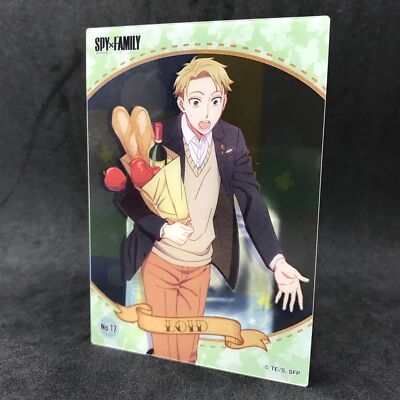 SPY X FAMILY LOID FORGER No.17 carte transparente japonaise à ...