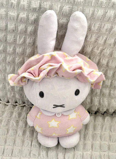 LICENSED JAPANESE MIFFY pink star pattern dress H 30 cm plush toy / teddy £24.61 - PicClick UK