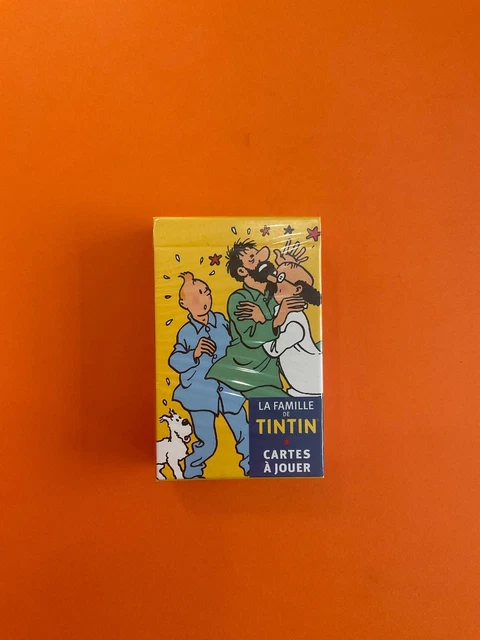 LA FAMILLE DE TINTIN CARTES A JOUER Ed MOULINSART 2010 COMME NEUF EUR 9 ...