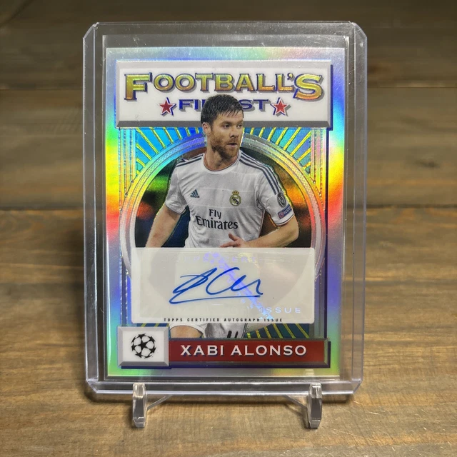 XABI ALONSO REFRACTOR Auto #51/75 Topps Finest Flashbacks UCL 2021-22 ...