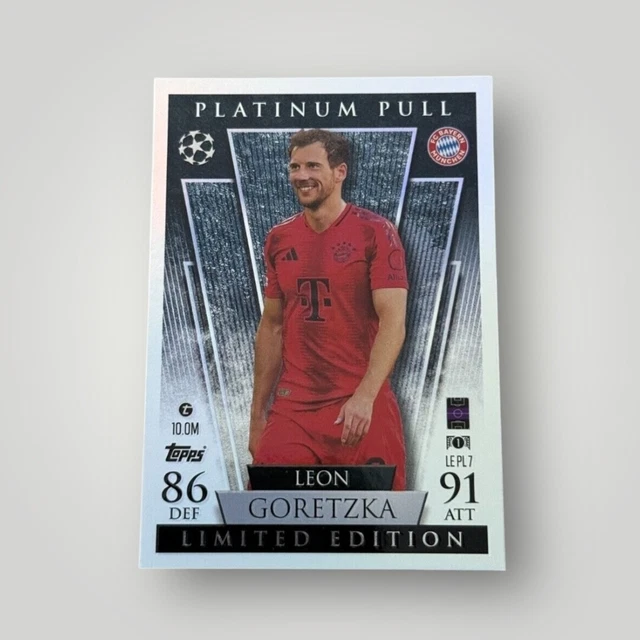 TOPPS MATCH ATTAX 2024/25 - Leon Goretzka Platinum Pull LE PL 7 £3.95 ...