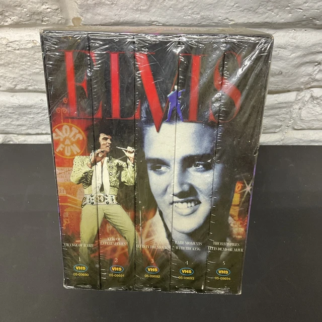 ELVIS PRESLEY VHS Box Set Collector 5 Series The King As Never Seen ...