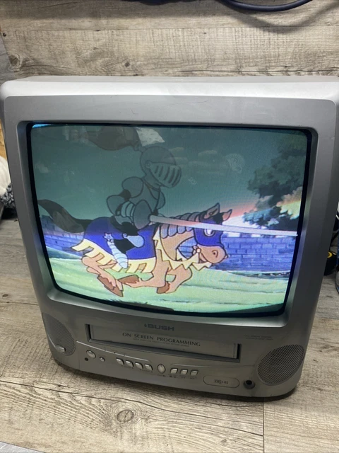 BUSH BTV18SIL/VA 14& Inch CRT TV VCR VHS Part Faulty £44.96 - PicClick UK