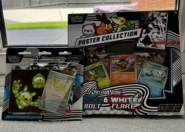 POKÉMON TCG BLACK Bolt & White Flare Unova Poster Collection & Tech ...