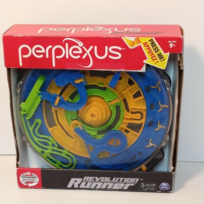 PERPLEXUS REVOLUTION RUNNER, Motorized Perpetual 3D Maze Game Ages 9 ...