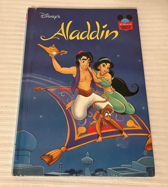 ALADDIN DISNEY BOOK Wonderful World of Reading Vintage 1993 First ...